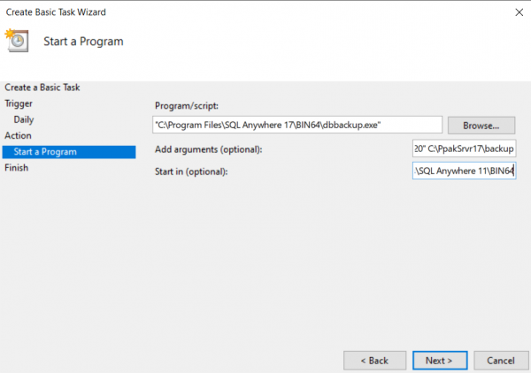Database Backup Instructions for Network Users For SQL Anywhere 17 ...