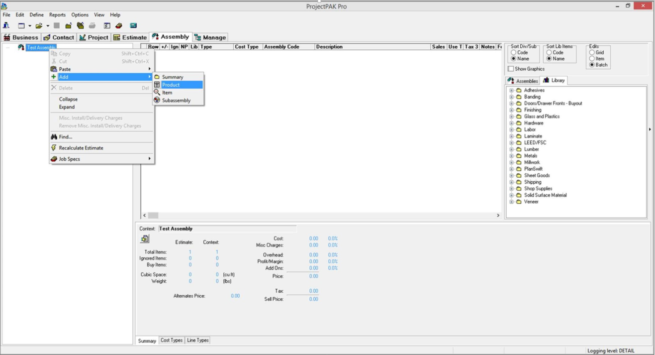 Creating A Simple Assembly - TradeSoft, Inc.