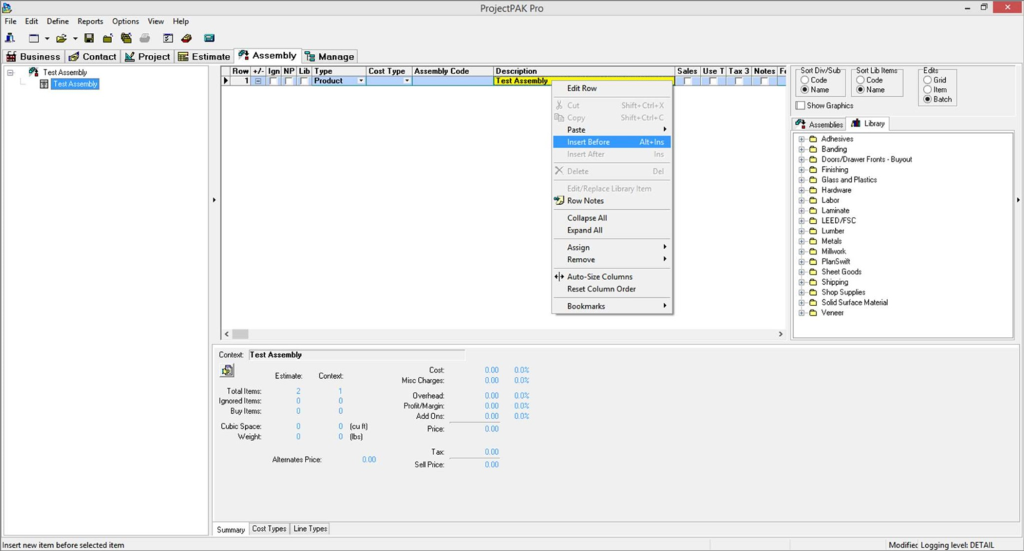 Creating A Simple Assembly - TradeSoft, Inc.