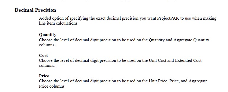 Updating The Decimal Precision / Unit Price Displaying More Than 2 ...