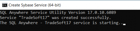 How to Run the SQL Anywhere Database Server as a Windows Service - TradeSoft, Inc.